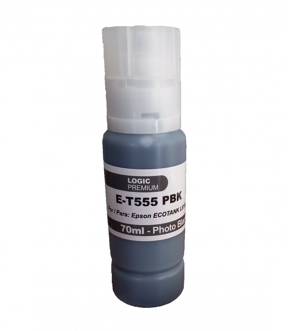 TINTA ALTERNATIVO EPSON T555 NEGRO PIGMENTADO PHOTO (T555120) - Tintas ...